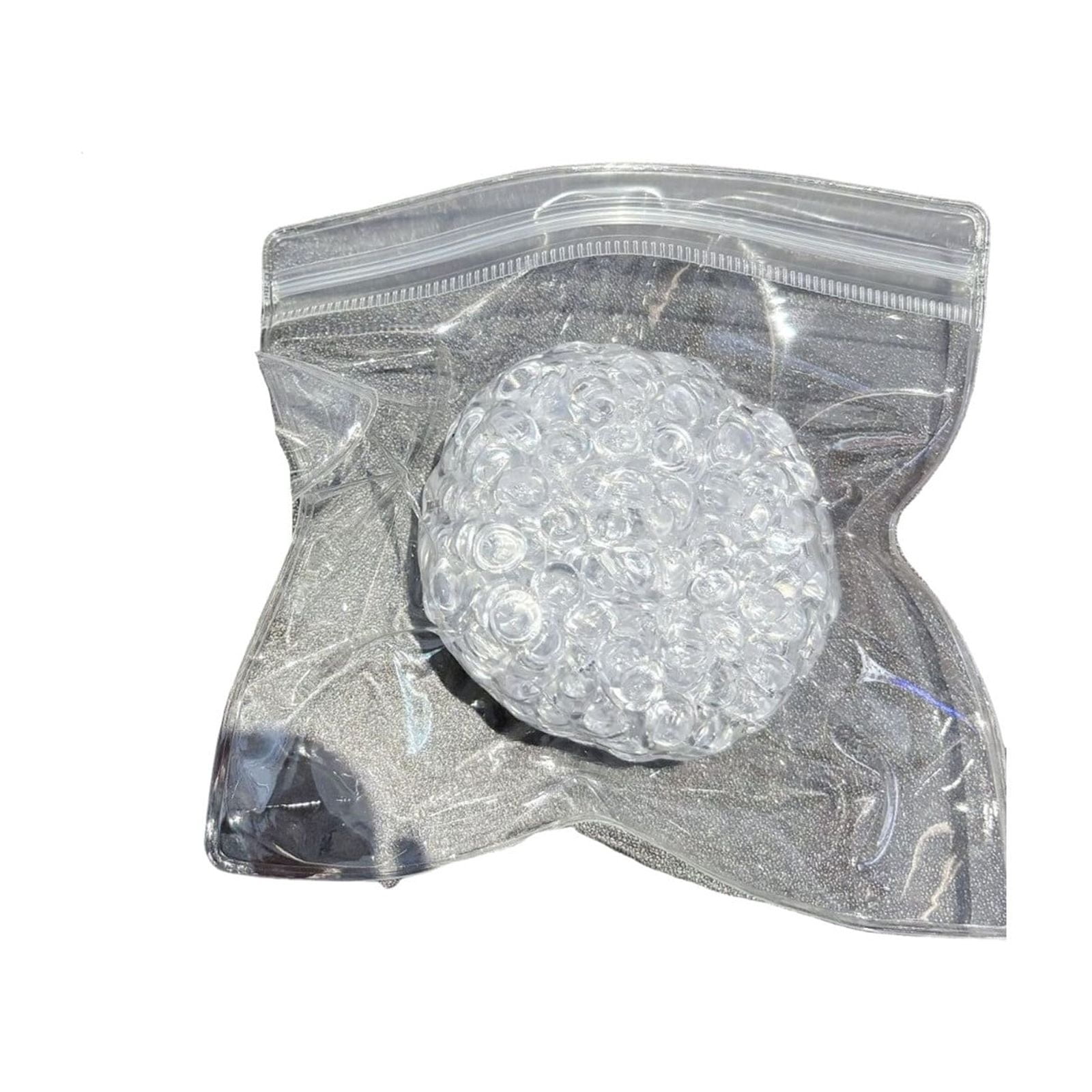 Handmade 2.36in Grape Noisy Squishy Ball for Adults, White Beads ...