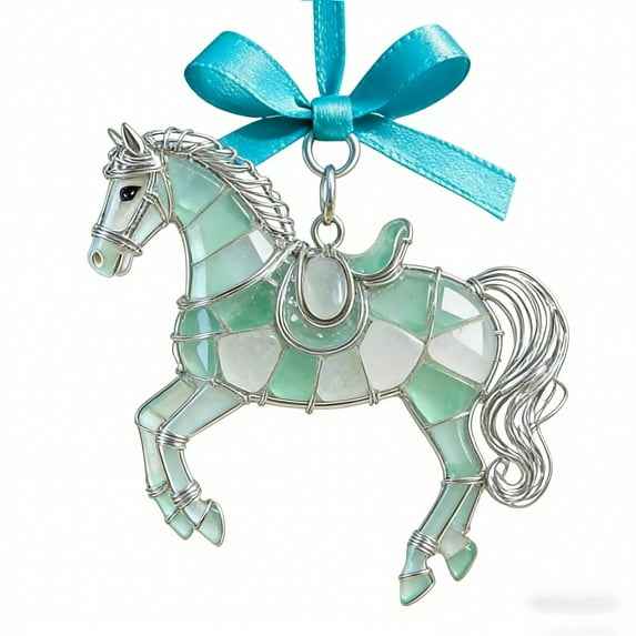 Handmade 2D Sea Glass Ocean Ornament Coastal Decor - Flat Beach Themed ...