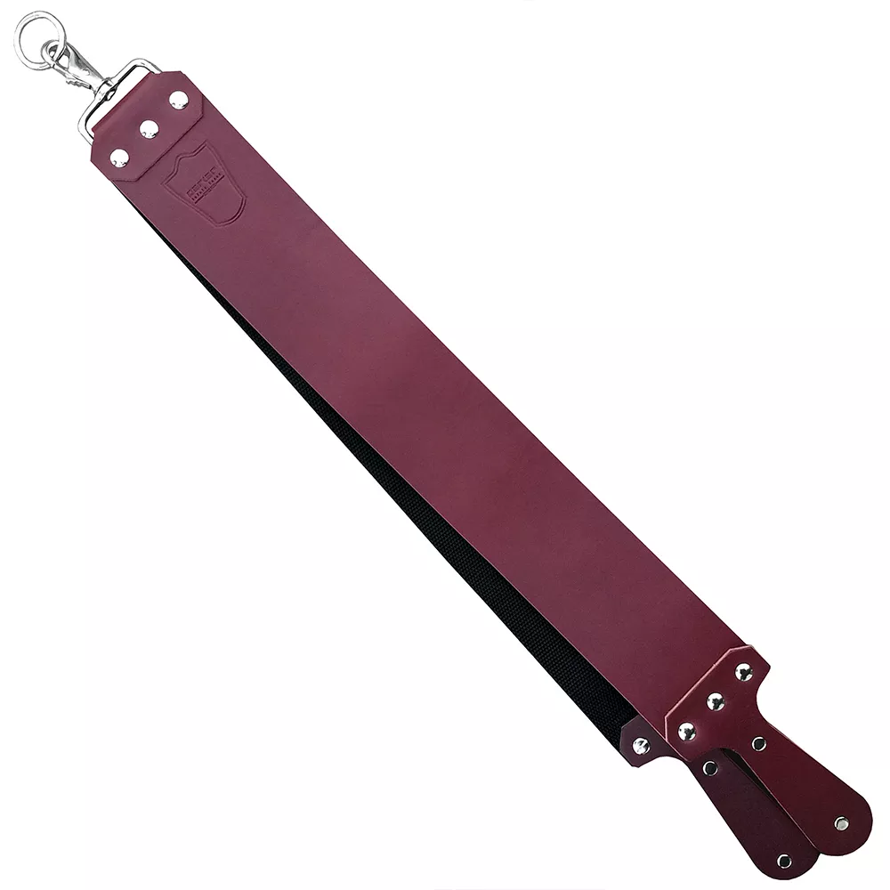 Handmade 3" x 27" Red Latigo Leather Straight Razor Strop - Walmart.com