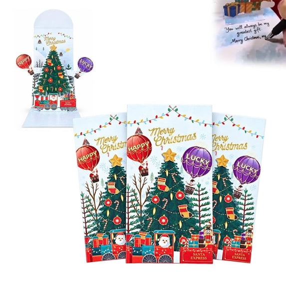 Handmade 3D Christmas Money Card, Christmas Cash Gift Holder Ornament ...