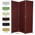 Handmade 6 Woven Fiber Room Divider - Light Green - Walmart.com