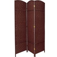 Oriental Furniture 7 Ft Tall Window Pane Shoji Screen, honey color, 8 ...