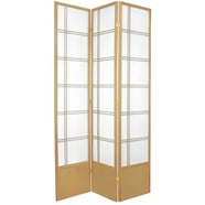 6 ft. Tall Plain Brown Cardboard Privacy Screen Room Divider - 5 Panel ...