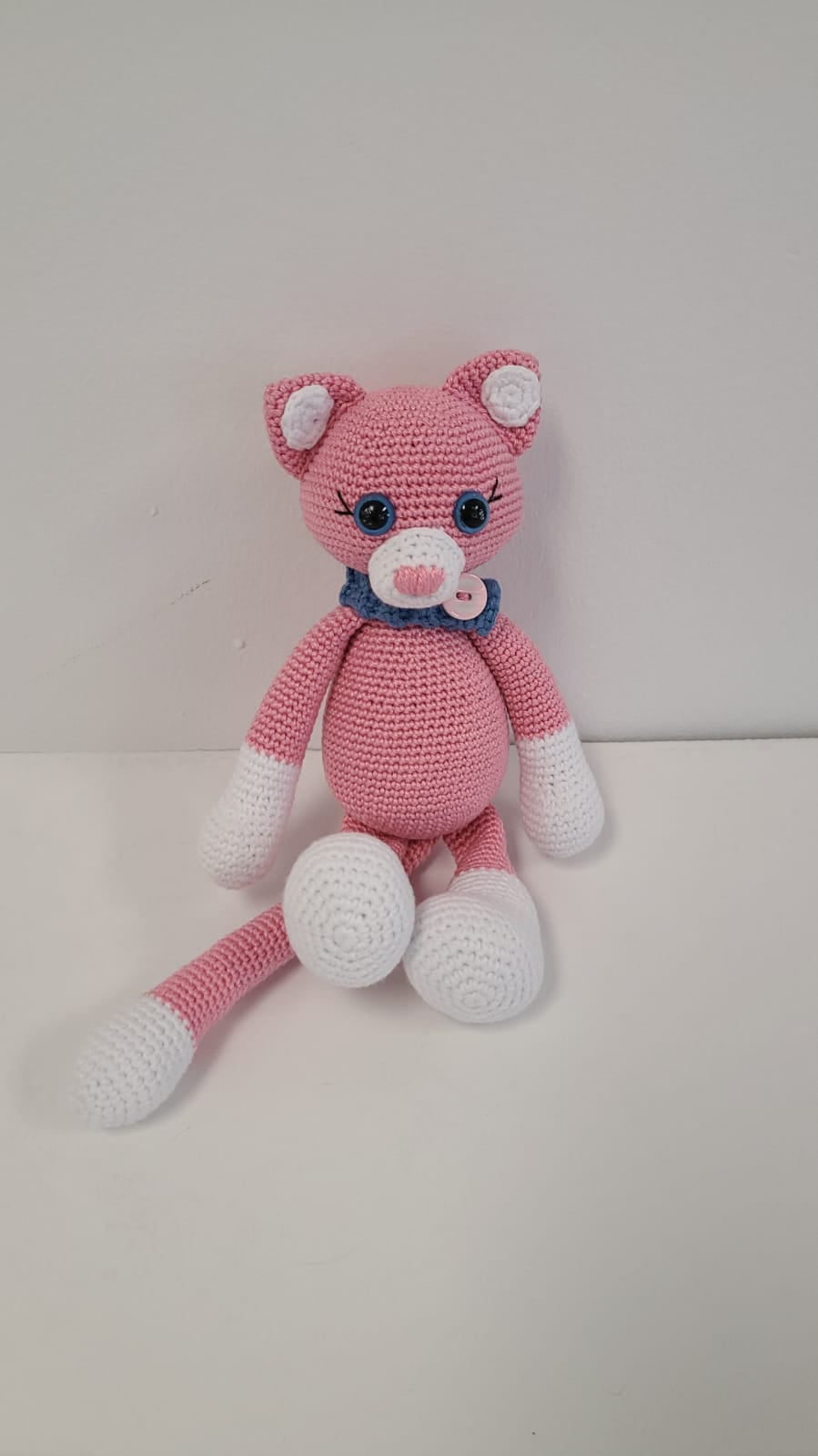 Handmade Amigurumi Wool Cute Fox Toy Plush Stuffed Animal Doll Kids Toy ...