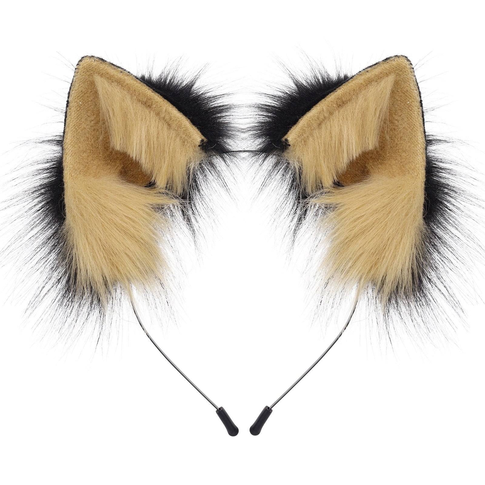 Handmade Animal Cat Ears Headband Furry Wolf Hairhoop Party Headwear ...