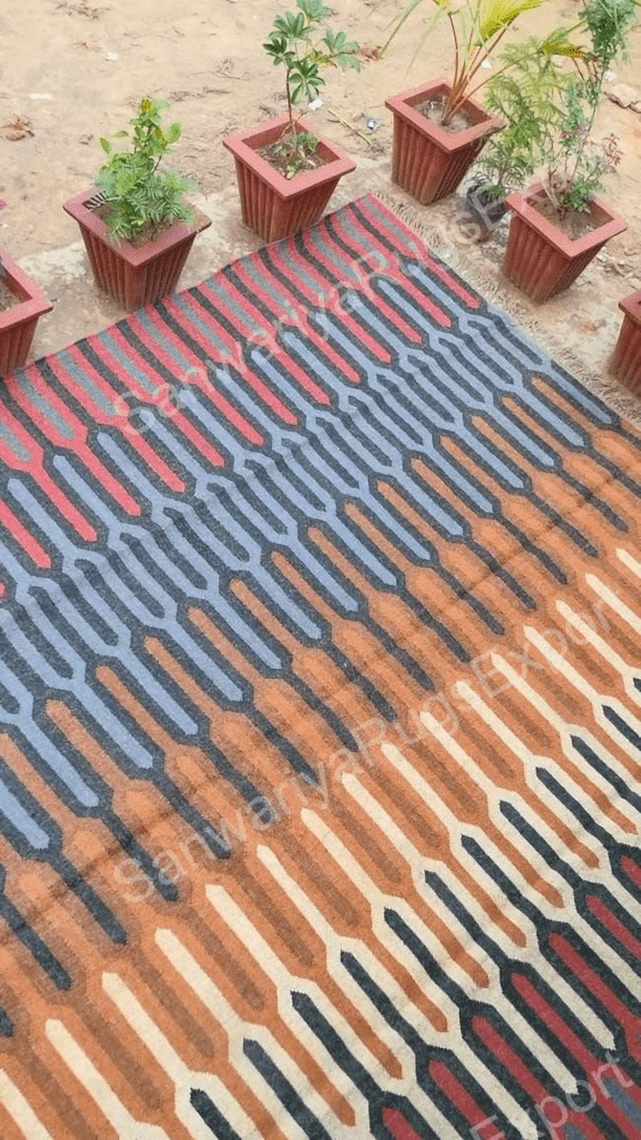 Handmade Area Rugs Wool Jute Modern Mat Livingroom Carpets Motif ...