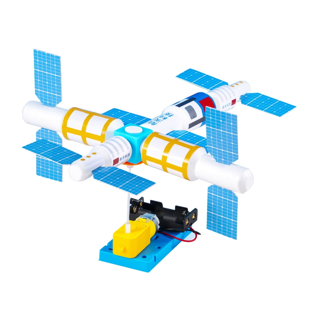 Cardboard Space Station Model