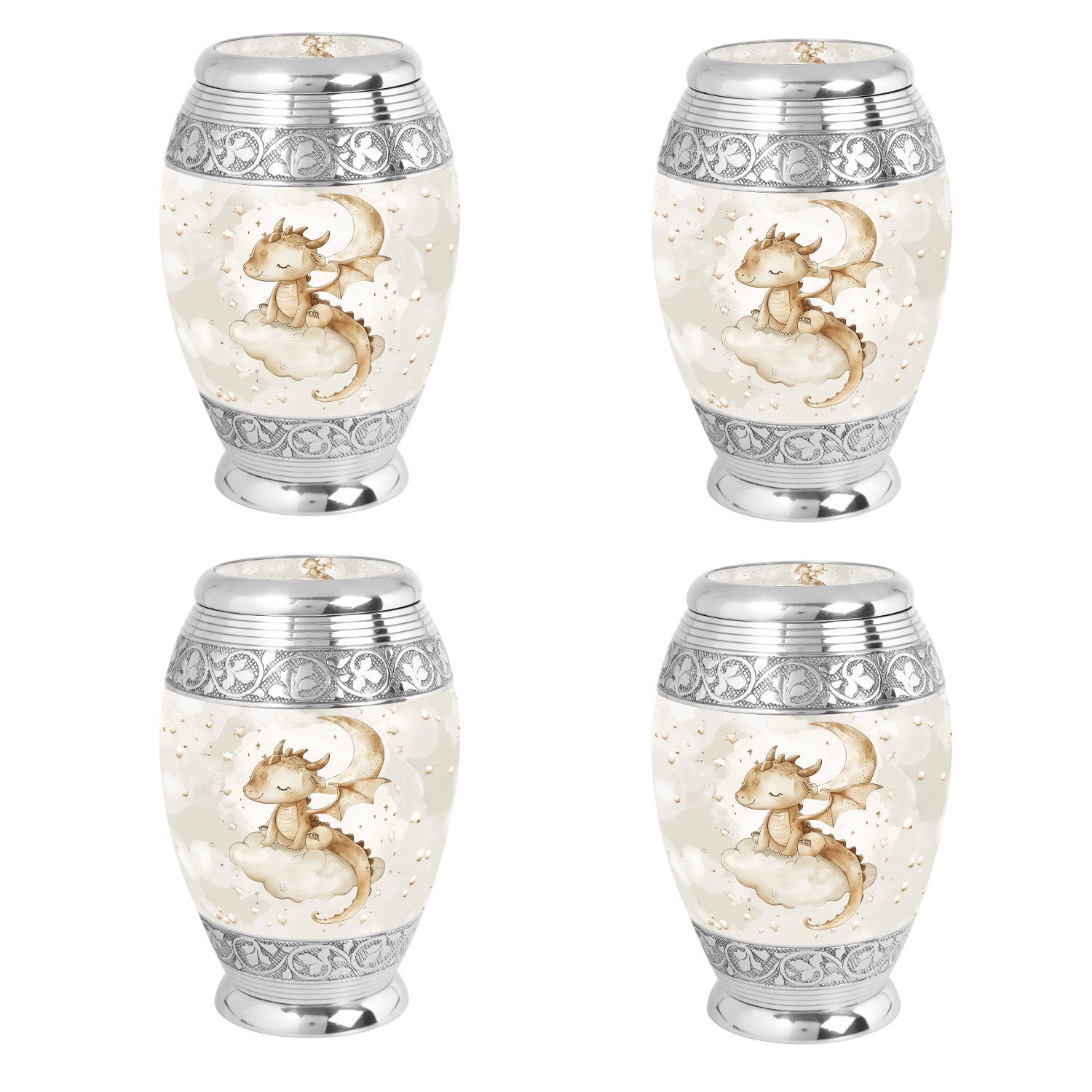 Handmade Baby Dragon Urn for Ashes, Memorial Urn, Personalized ...
