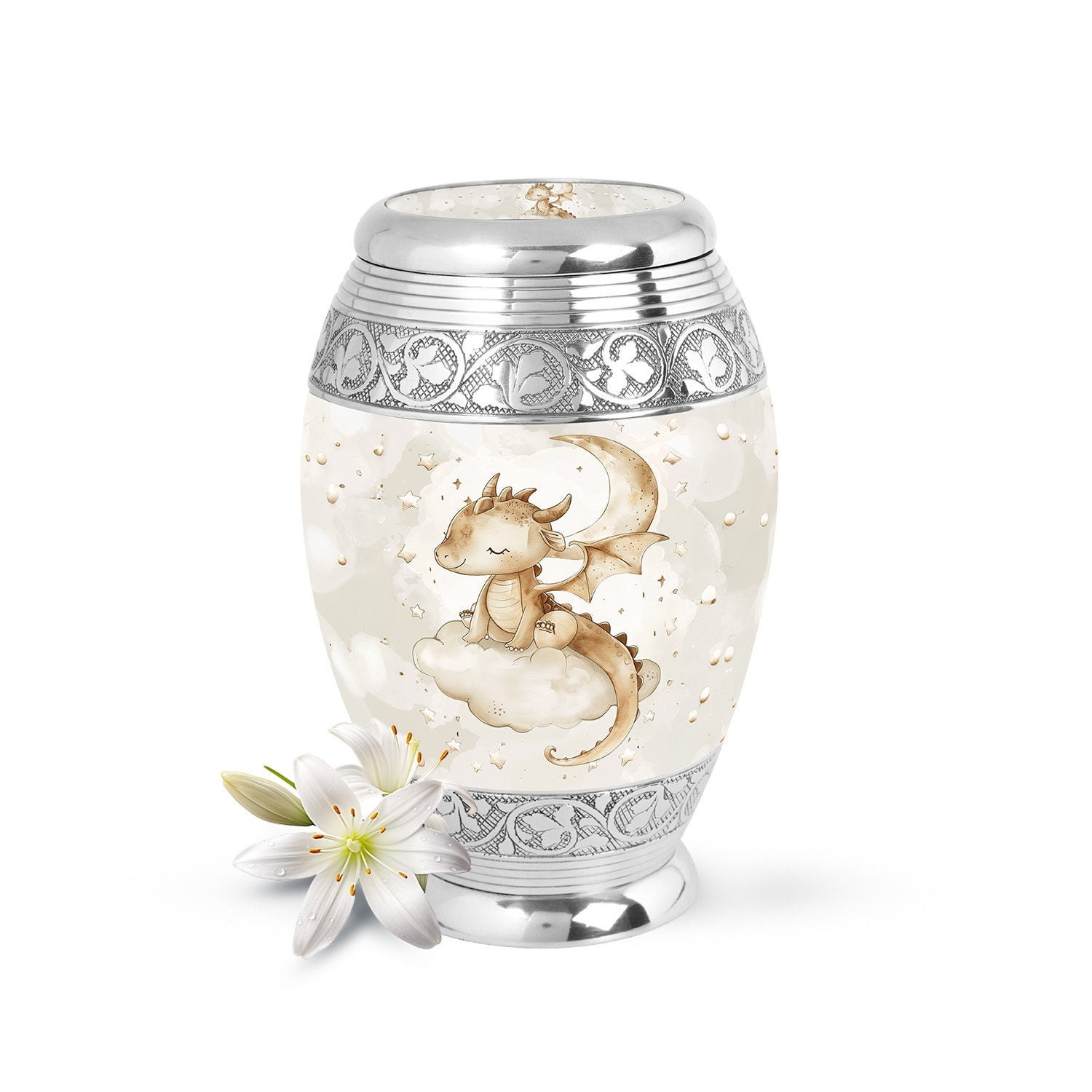 Handmade Baby Dragon Urn for Ashes, Memorial Urn, Personalized ...