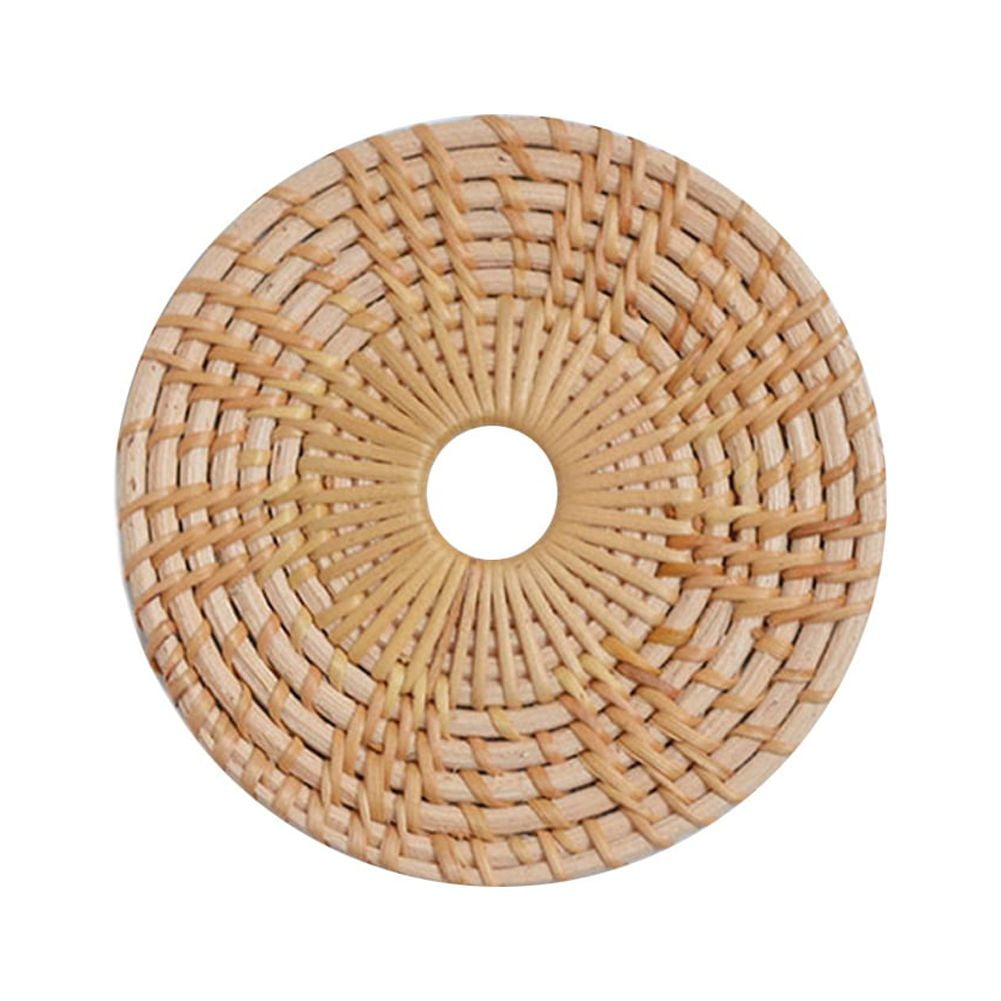 Handmade Bamboo Coasters for Rattan Decor - Wicker Coasters for Living ...