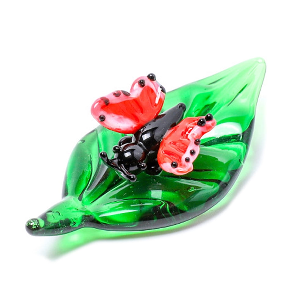 Handmade Blown Glass Insects Art Insects Tiny Figurine Collectibles ...