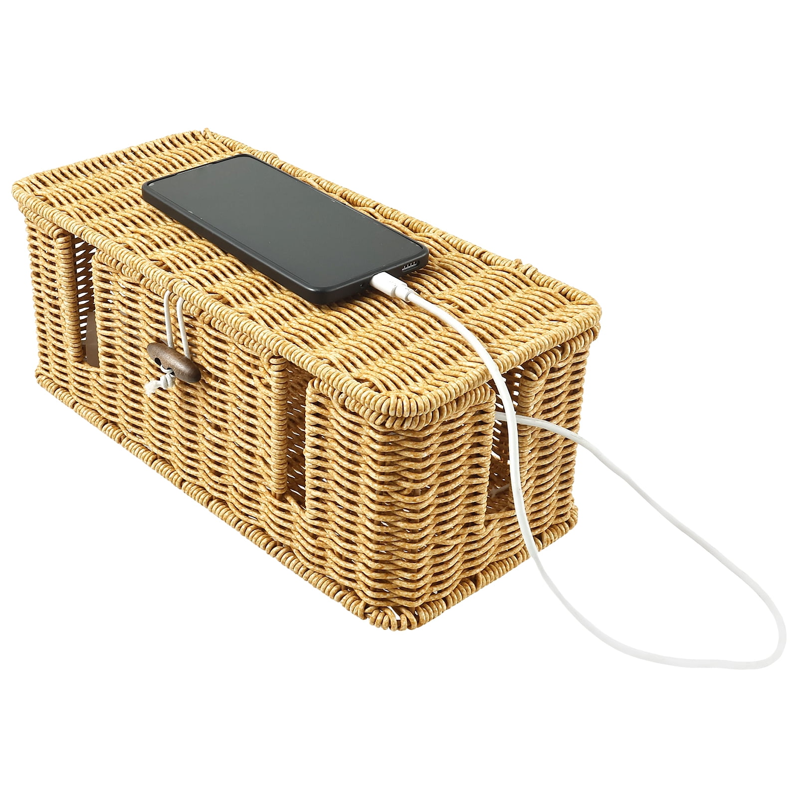 Handmade Cable Management Box Safe Practical Cords Holder Functional ...