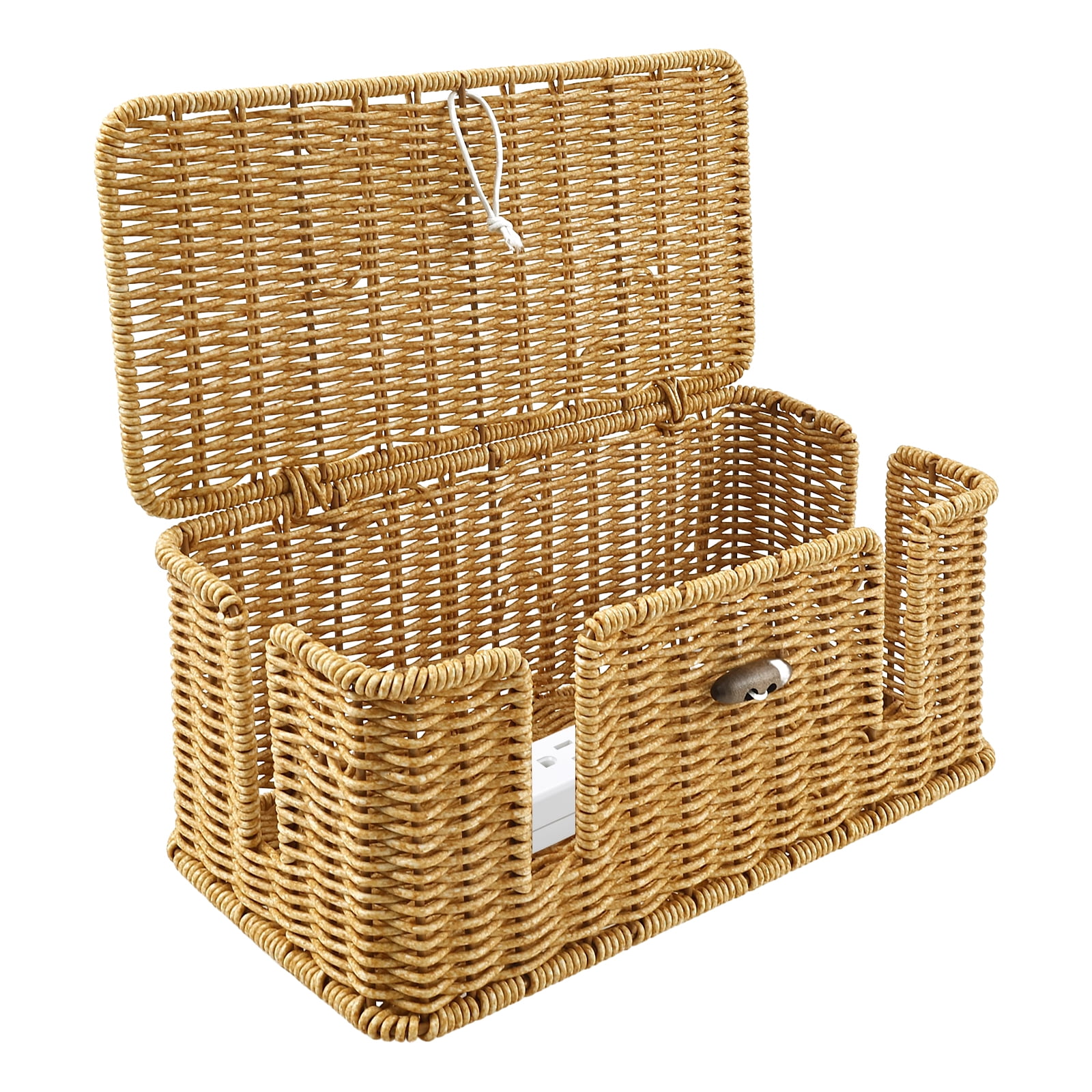 Handmade Cable Management Box Safe Practical Cords Holder Functional ...