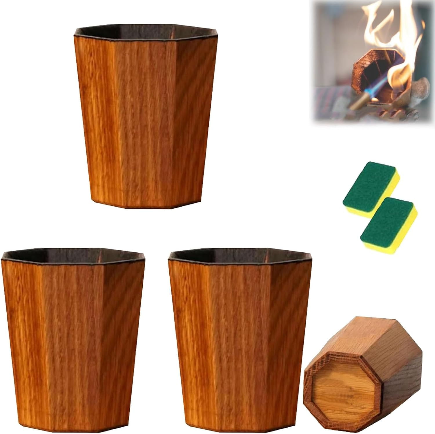 Handmade and Charred Drinking Vessel, Ideal Whiskey Grail Glass for ...