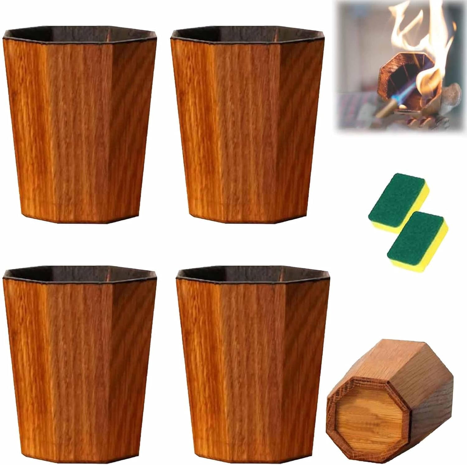 Handmade and Charred Drinking Vessel, Ideal Whiskey Grail Glass for ...
