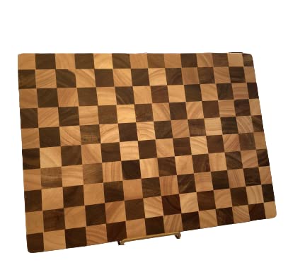 Handmade Checker Pattern End Grain Butcher Block, Kitchen Cutting Board ...