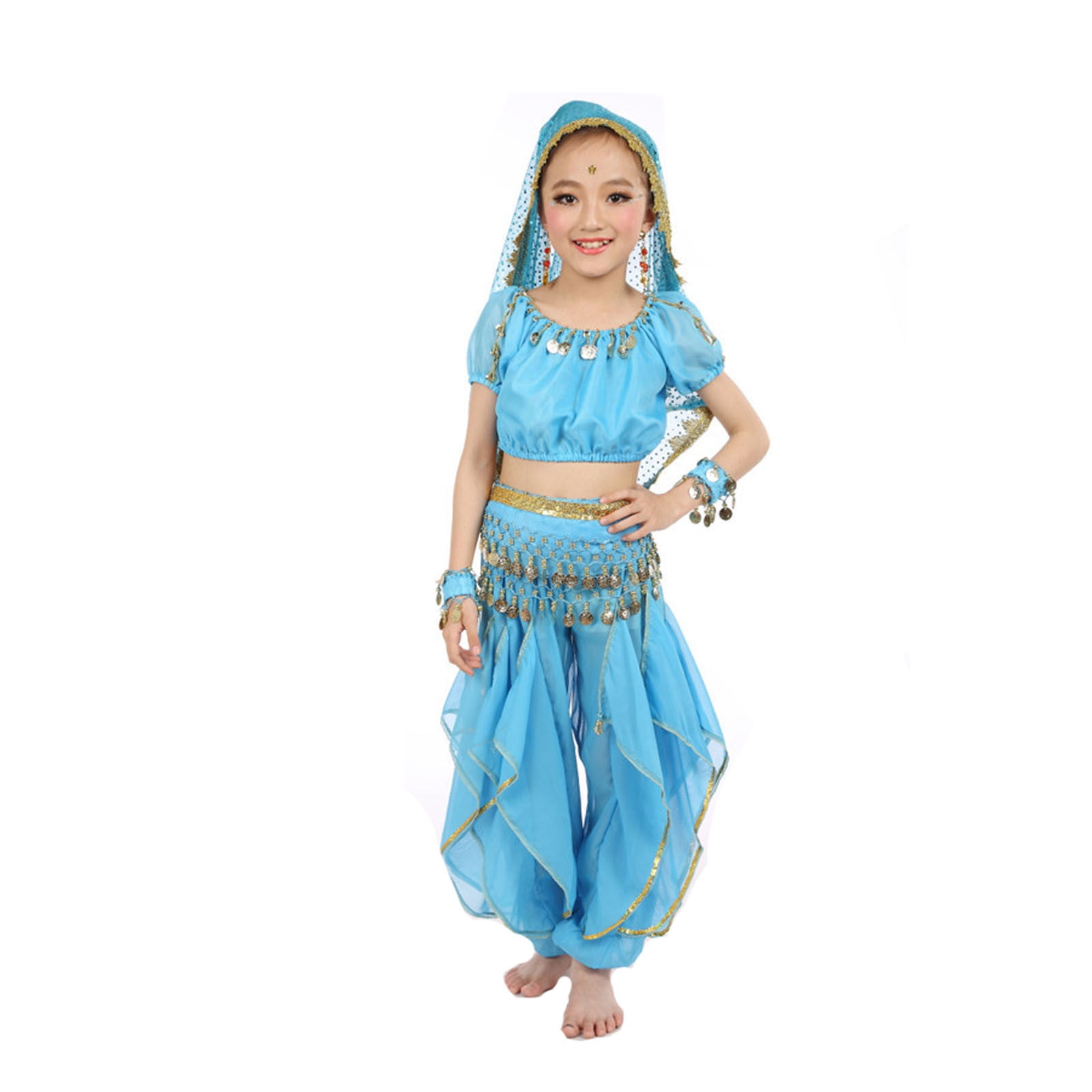 Handmade Children Girl Belly Dance Kids Belly Dancing Dance Cloth ...