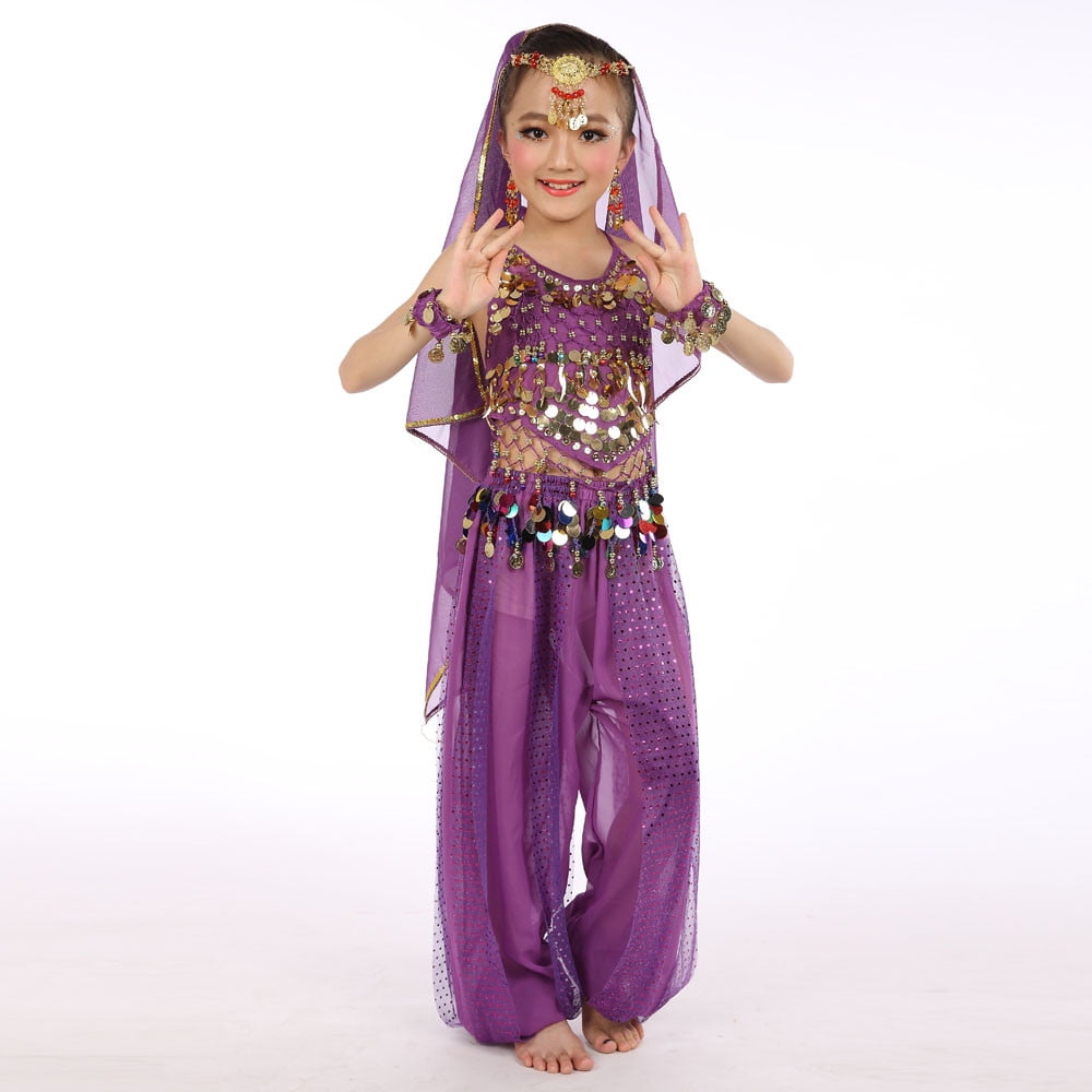 Handmade Children Girl Belly Dance Kids Belly Dancing Egypt Dance Cloth ...