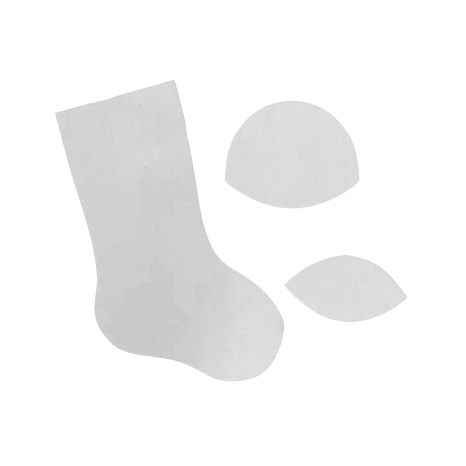 Handmade Christmas Stocking Template Set Cute Christmas Stocking ...