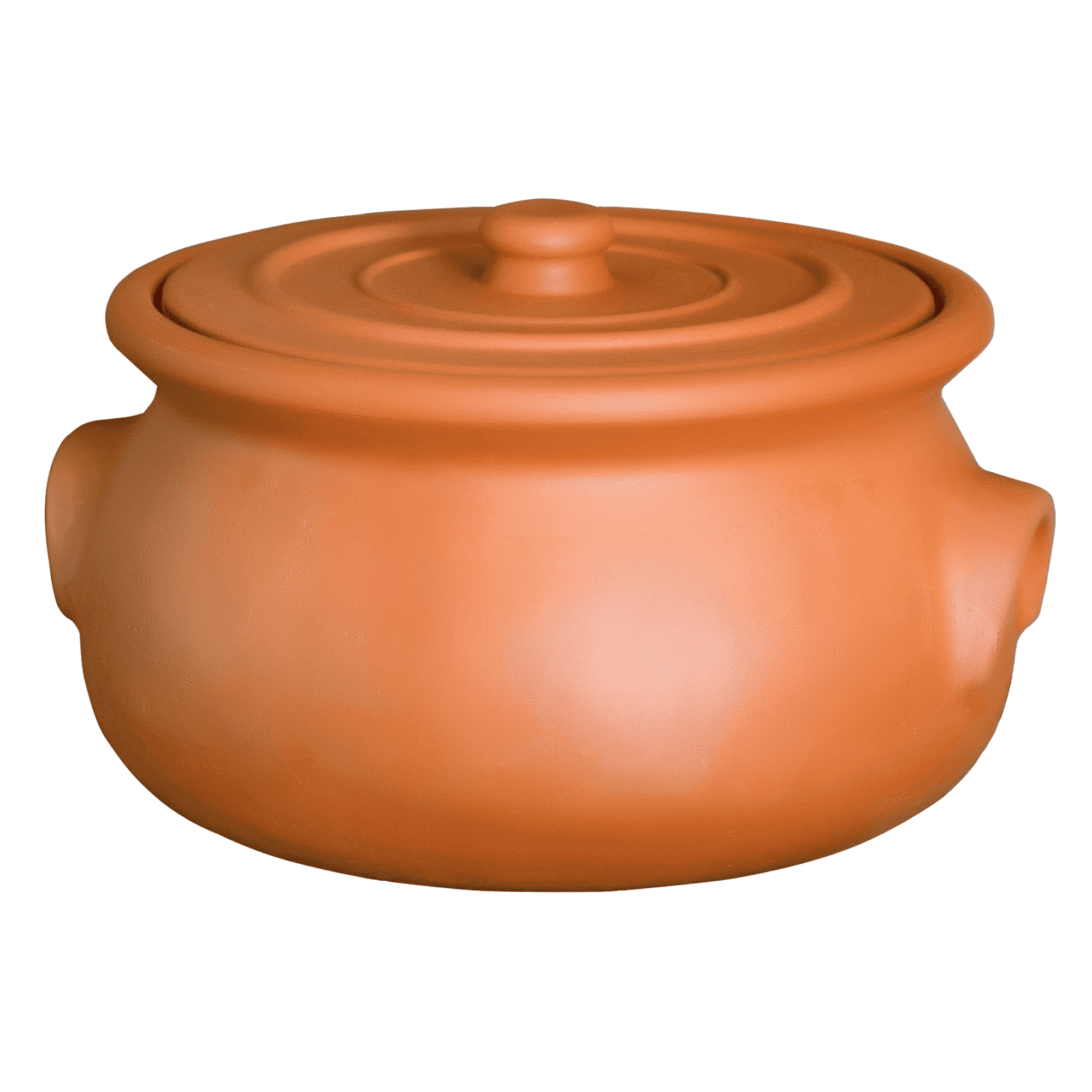 Handmade Clay Cooking Pot with Lid - Earthenware Stewing Soup Mud Pot ...