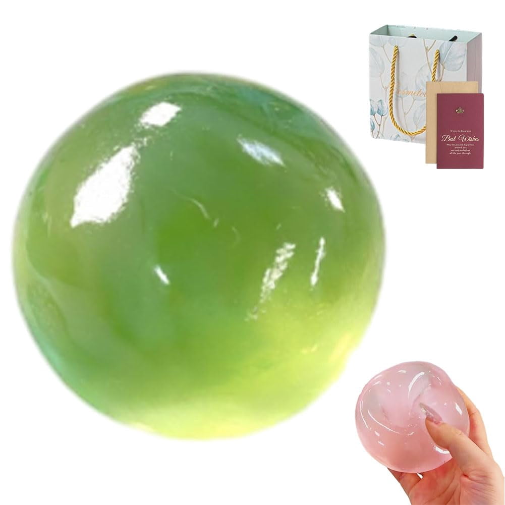 Handmade Coconut Oil Squishy Ball - 2026 Upgraded Crunchy Fidget Stress ...