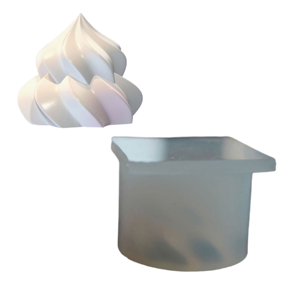 Handmade Cone Ice Cream Mold Rabbit Head Silicone Mold Baking Fondant ...
