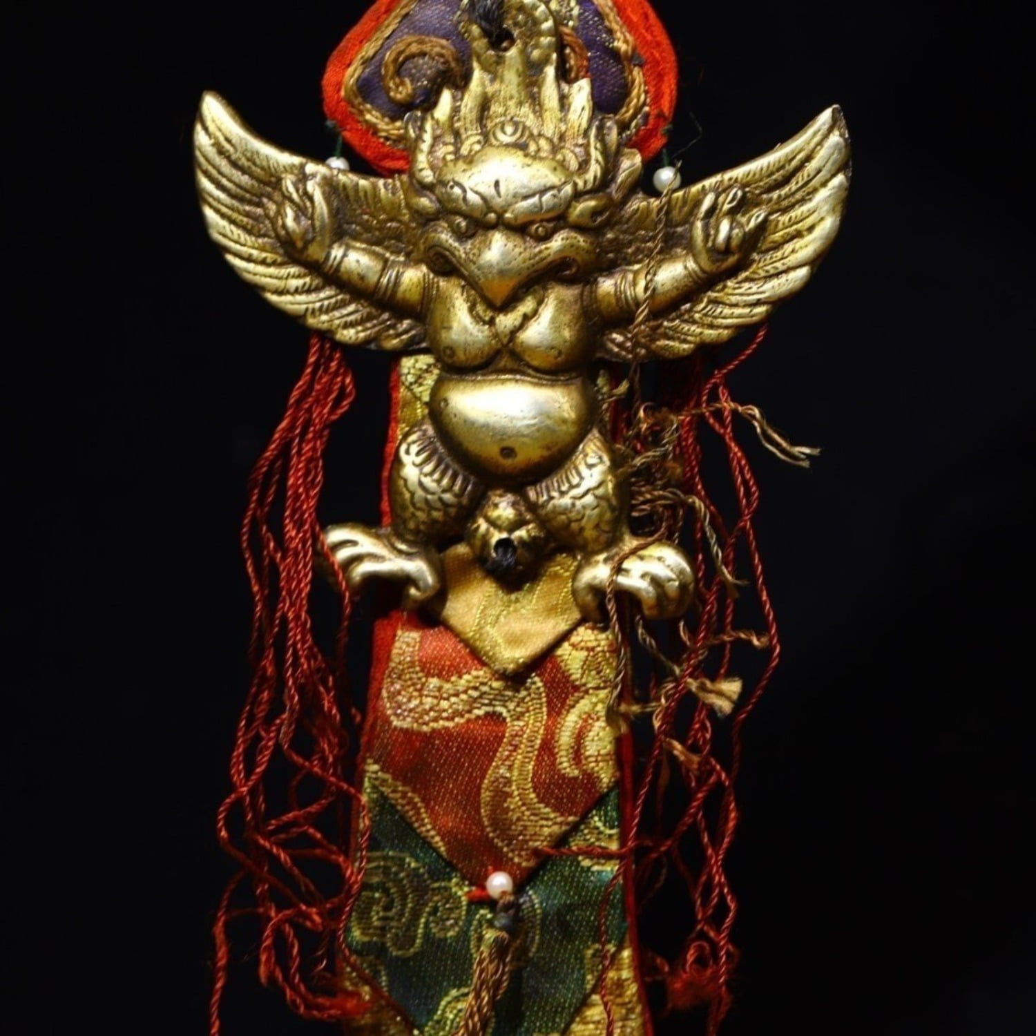 Handmade Copper Garuda Statue Tibetan Style Bird Figurine Buddhist ...