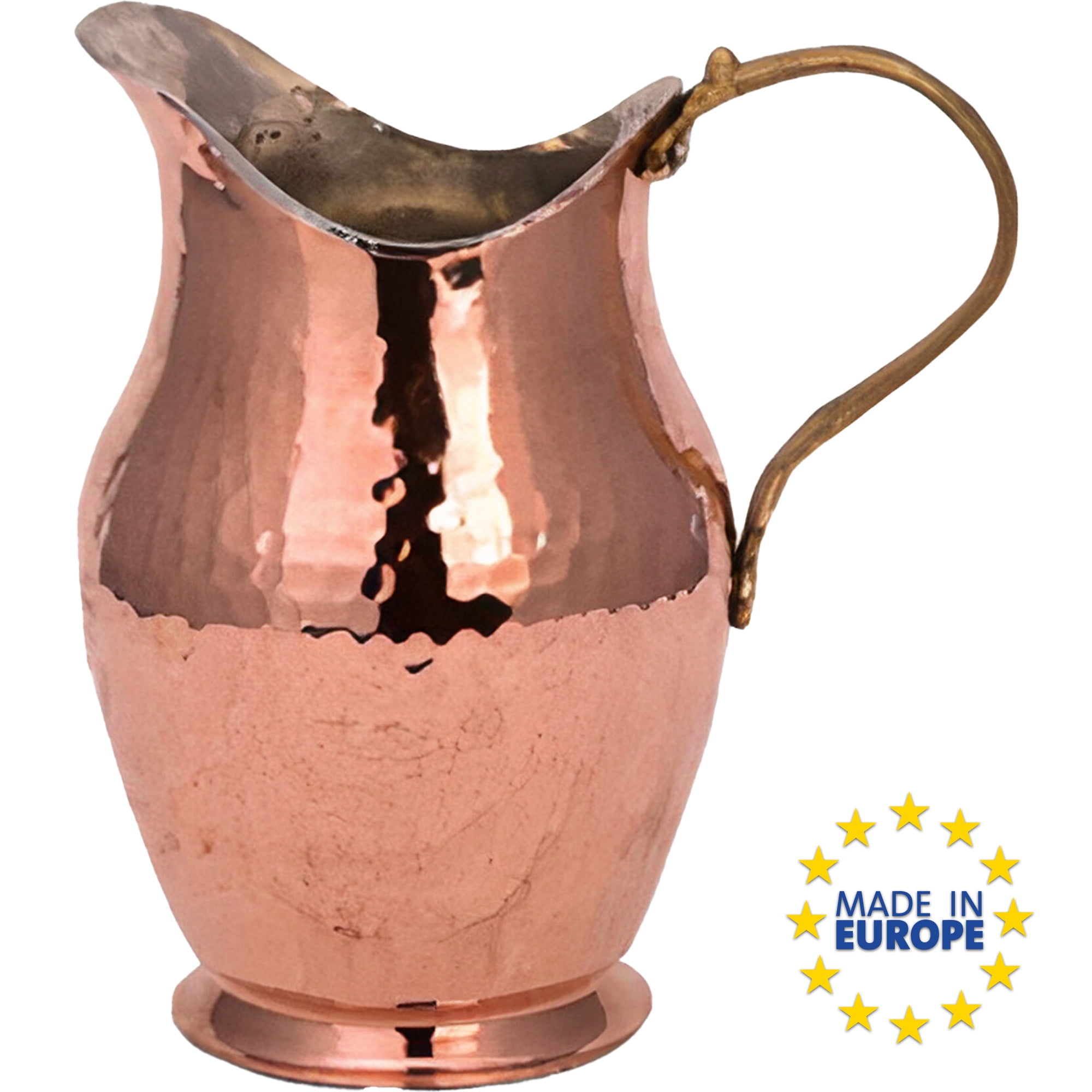 Handmade Copper Water Pitcher, Pure Copper Drinking Water Jug, Hammered ...