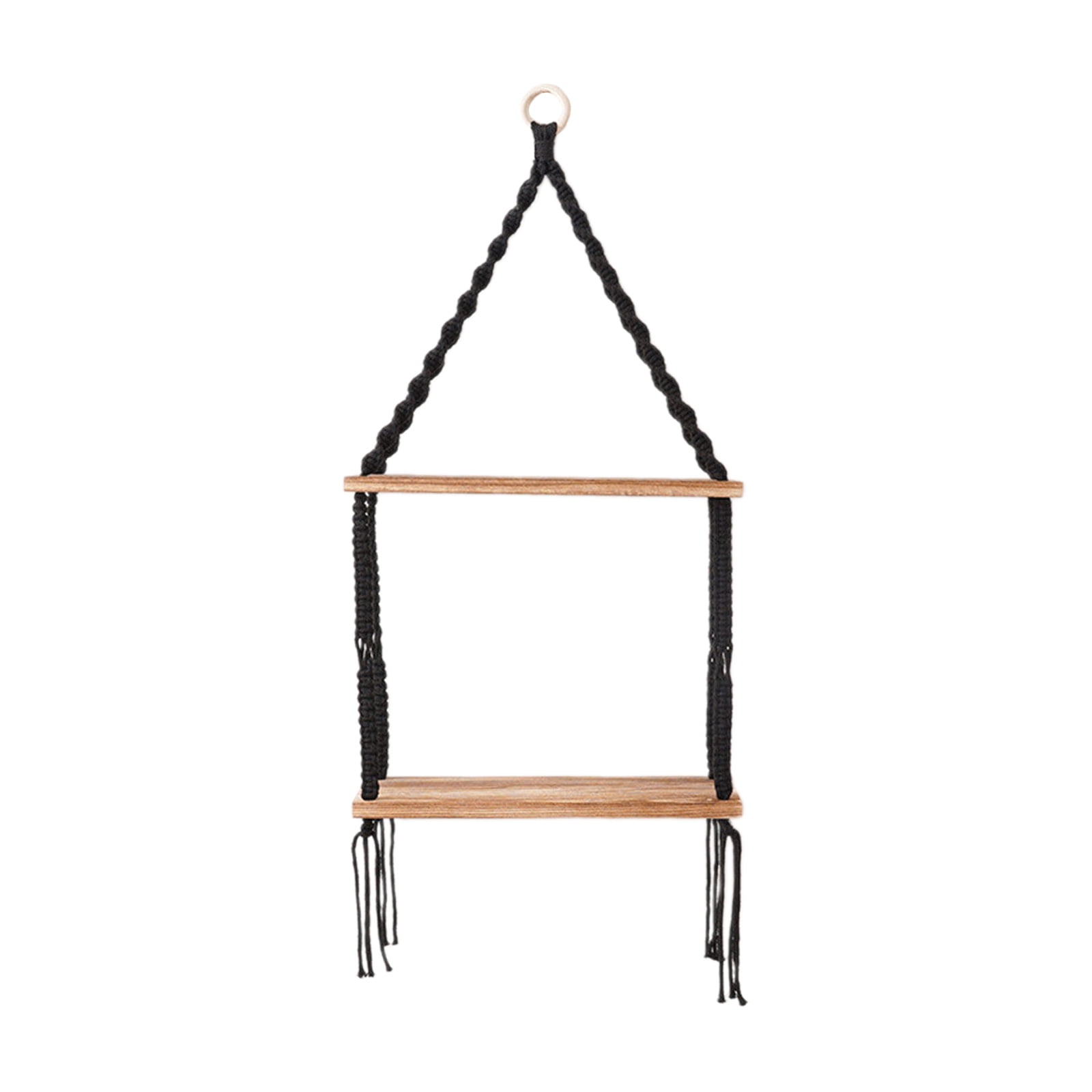 Handmade Cotton Rope Shelf Wall Mounted Storage Rack Fashionable ...