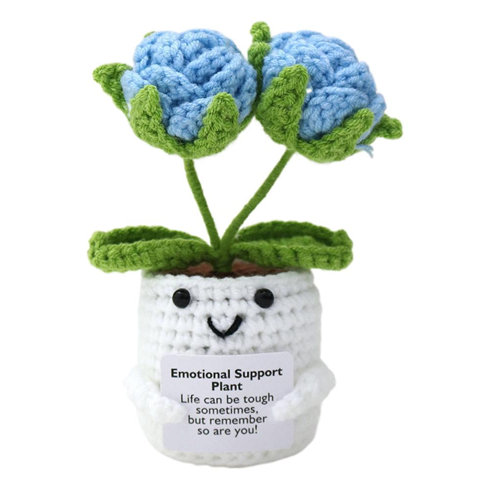 Handmade Crochet Flower Pots Thank You Teachers Gifts for Women Men ...