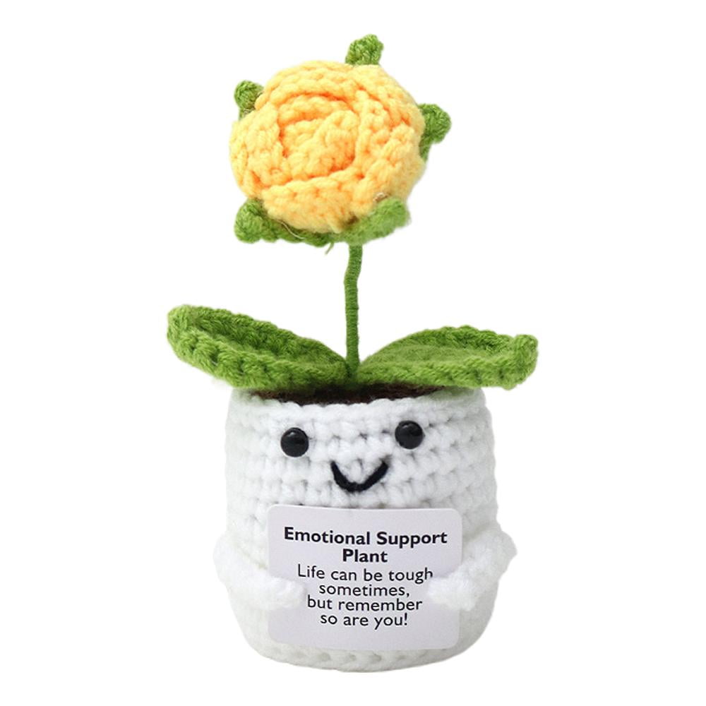 Handmade Crochet Flower Pots Thank You Teachers Gifts for Women Men ...