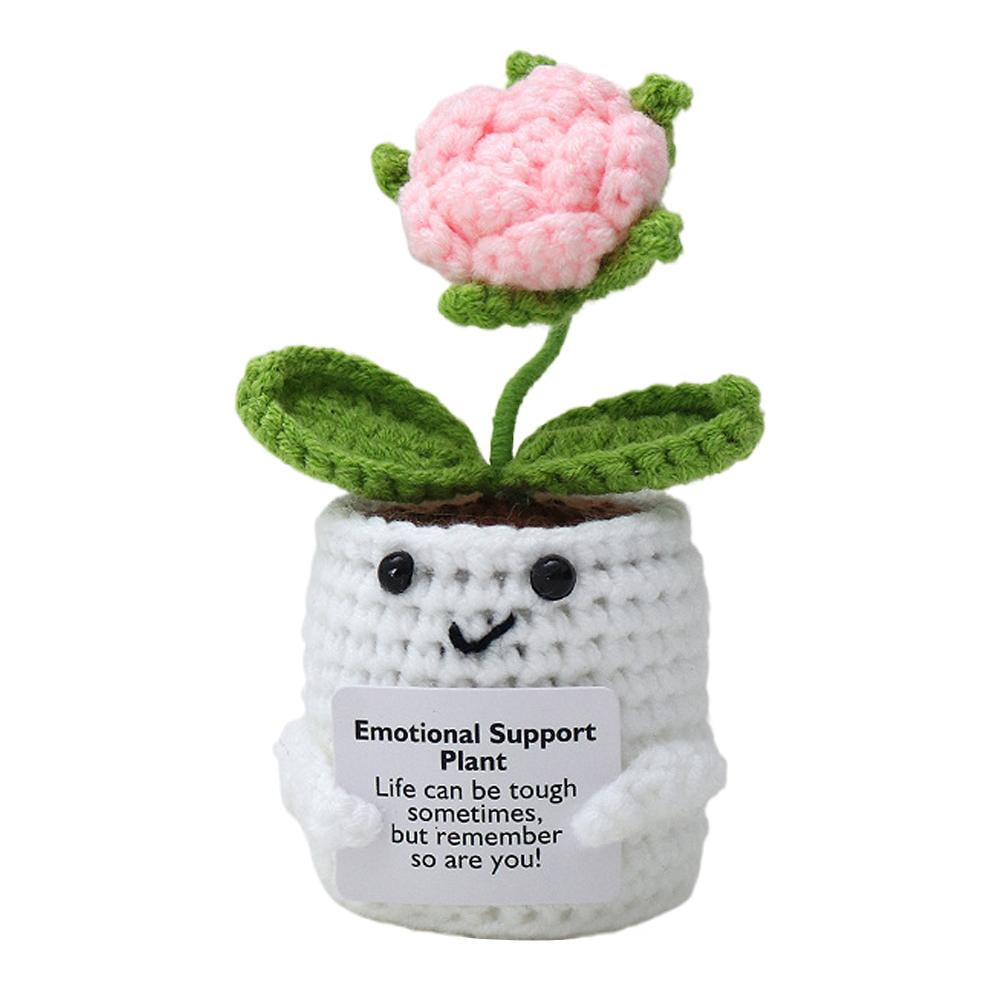 Handmade Crochet Flower Pots Thank You Teachers Gifts for Women Men ...