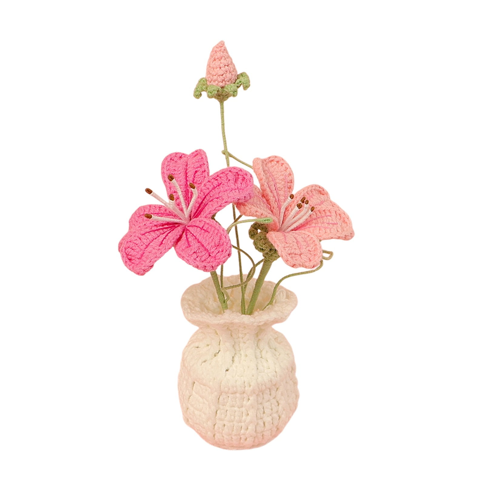 'Handmade Crochet Yarn Home Decoration, Weng Style Simulated Flower ...