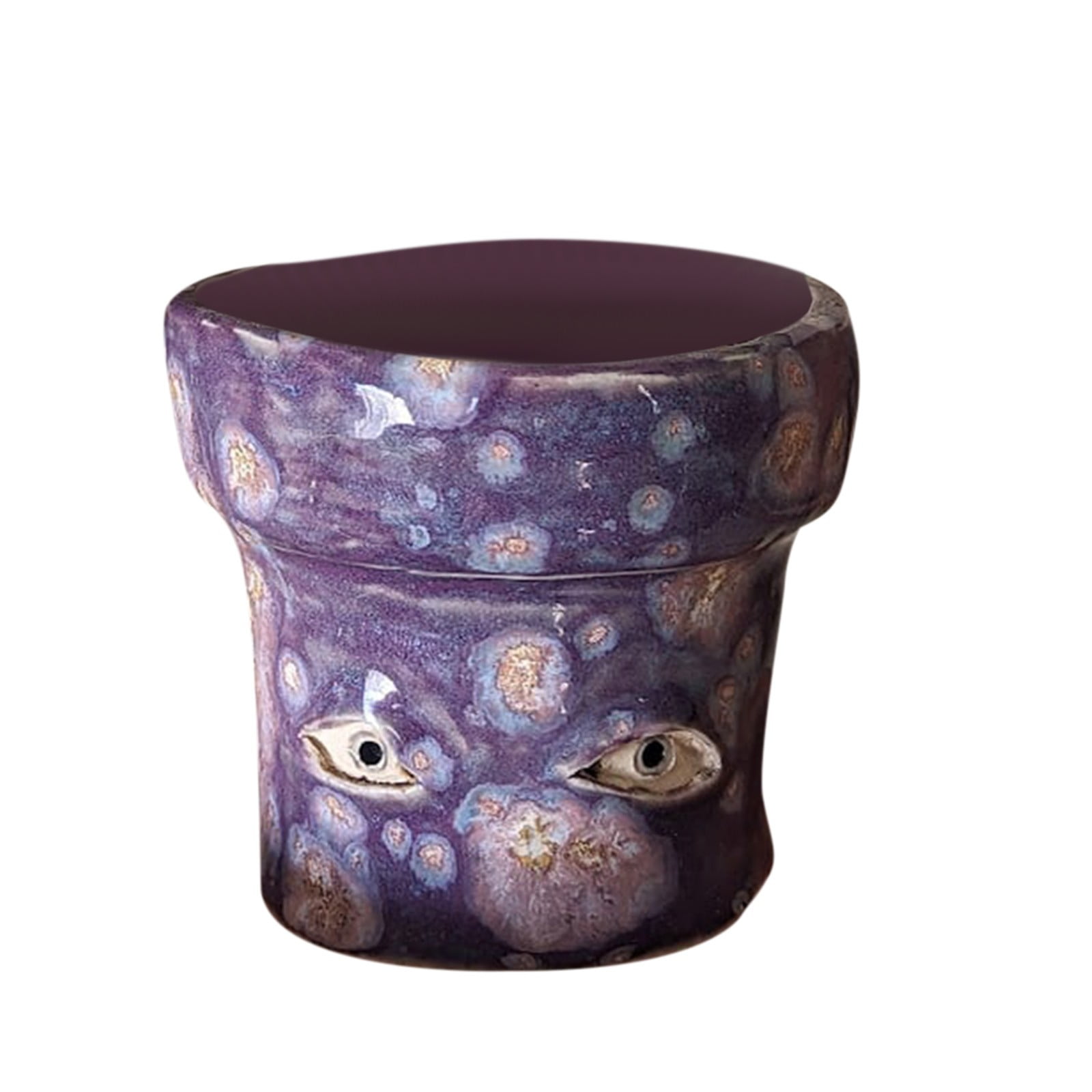 Handmade Crying Flower Pot, Sculpting Crying Pots, Abstract Face Crying ...