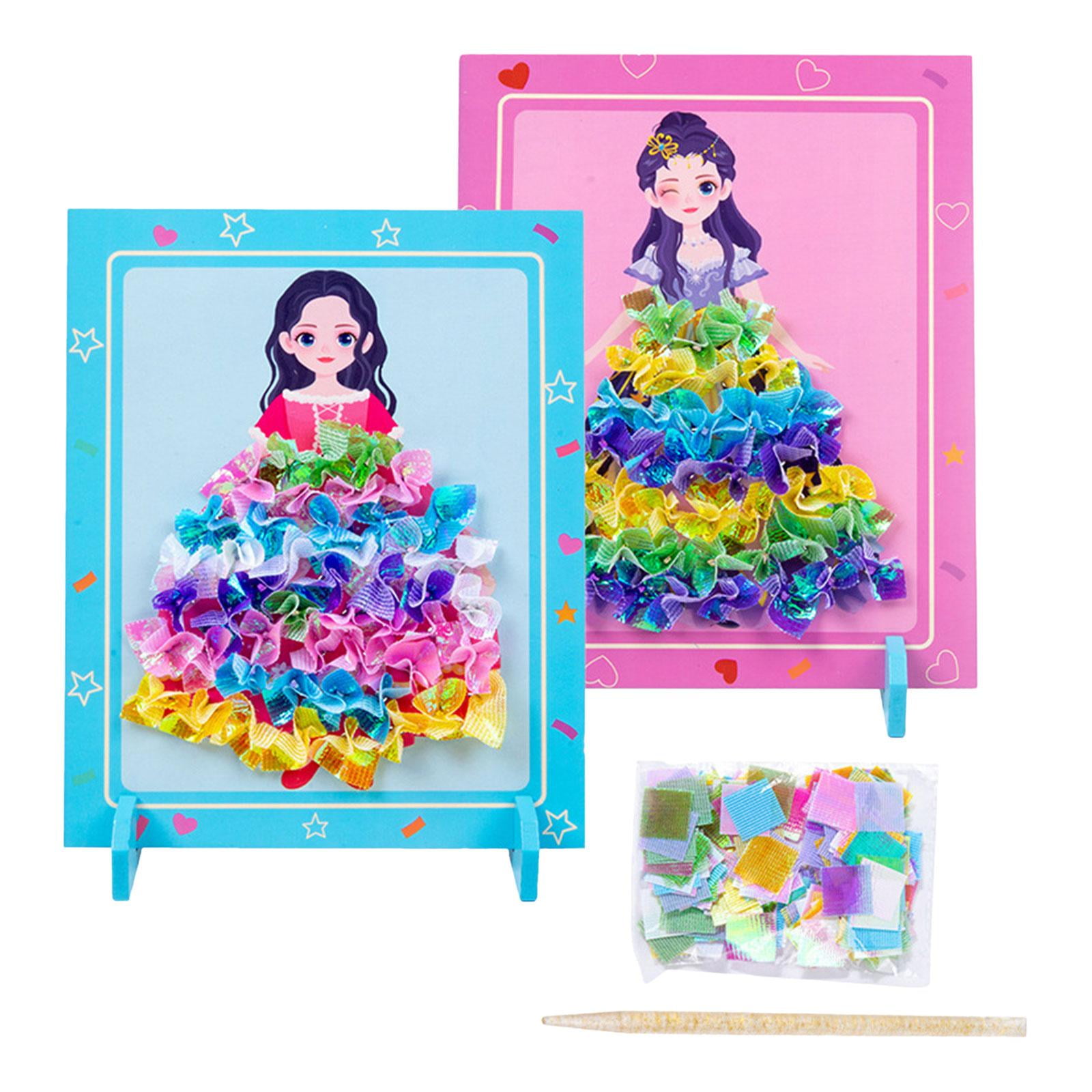 Handmade DIY Material Art Poking Painting Sticker Board Crafts Toy ...