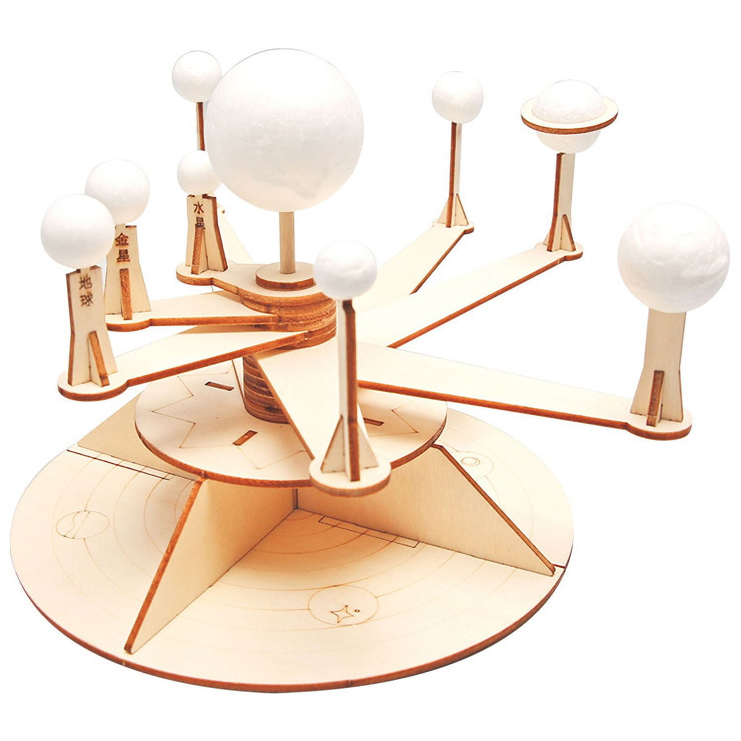 Handmade DIY tech mini-projects and small toys,Nine-Planet Solar System ...