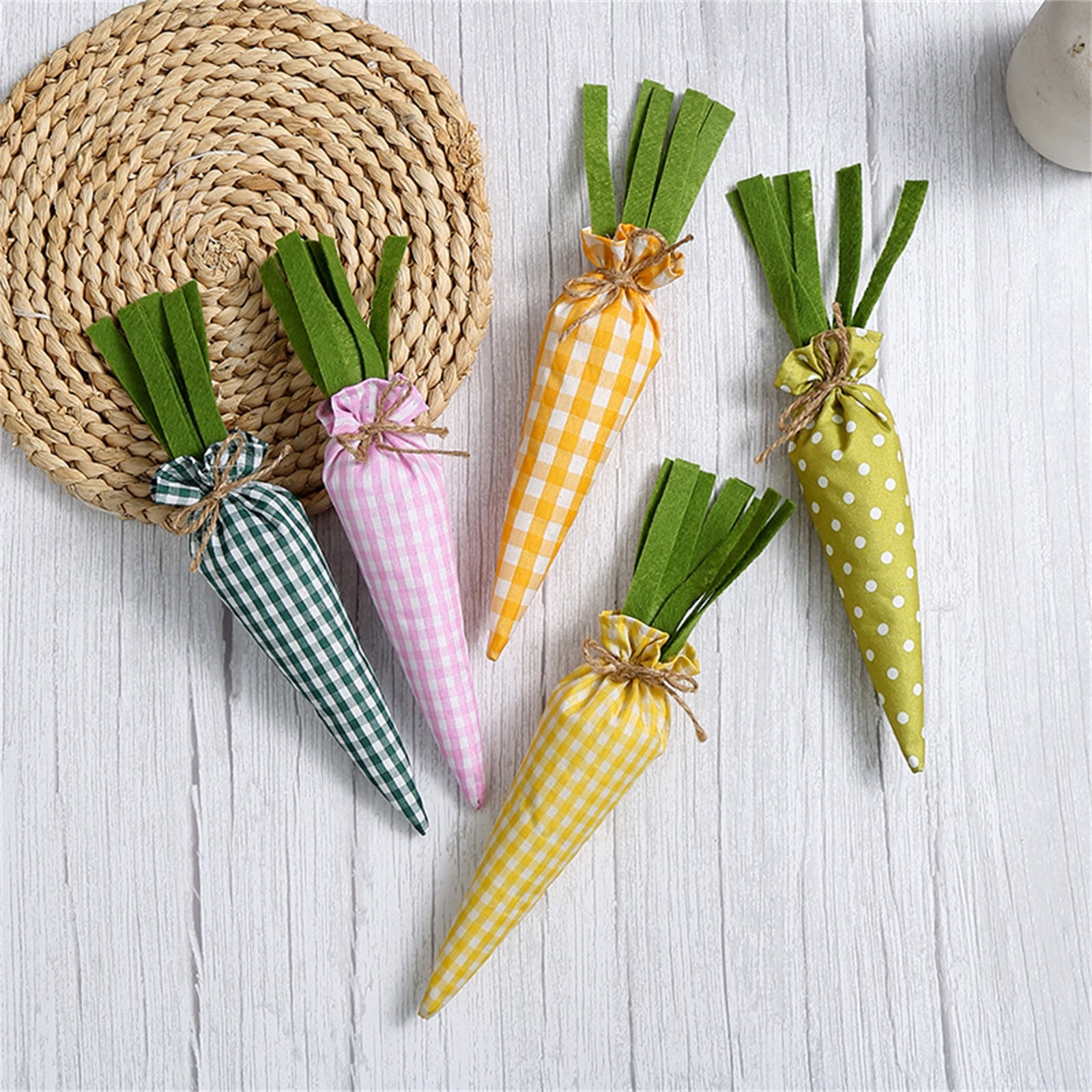 Handmade Easter Fabric Carrot Decor,Cozy Table Centerpiece & Porch ...