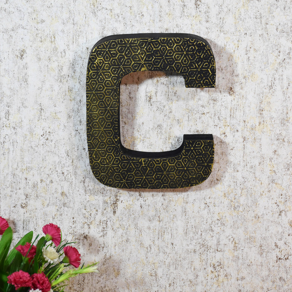 Handmade Eco-Friendly Modern "C" Alphabet Letter Block For Study Room ...