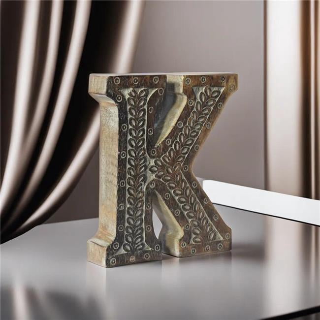 Handmade Eco-Friendly Wall Mount & Table Top Decor Gray Antique K Wood ...