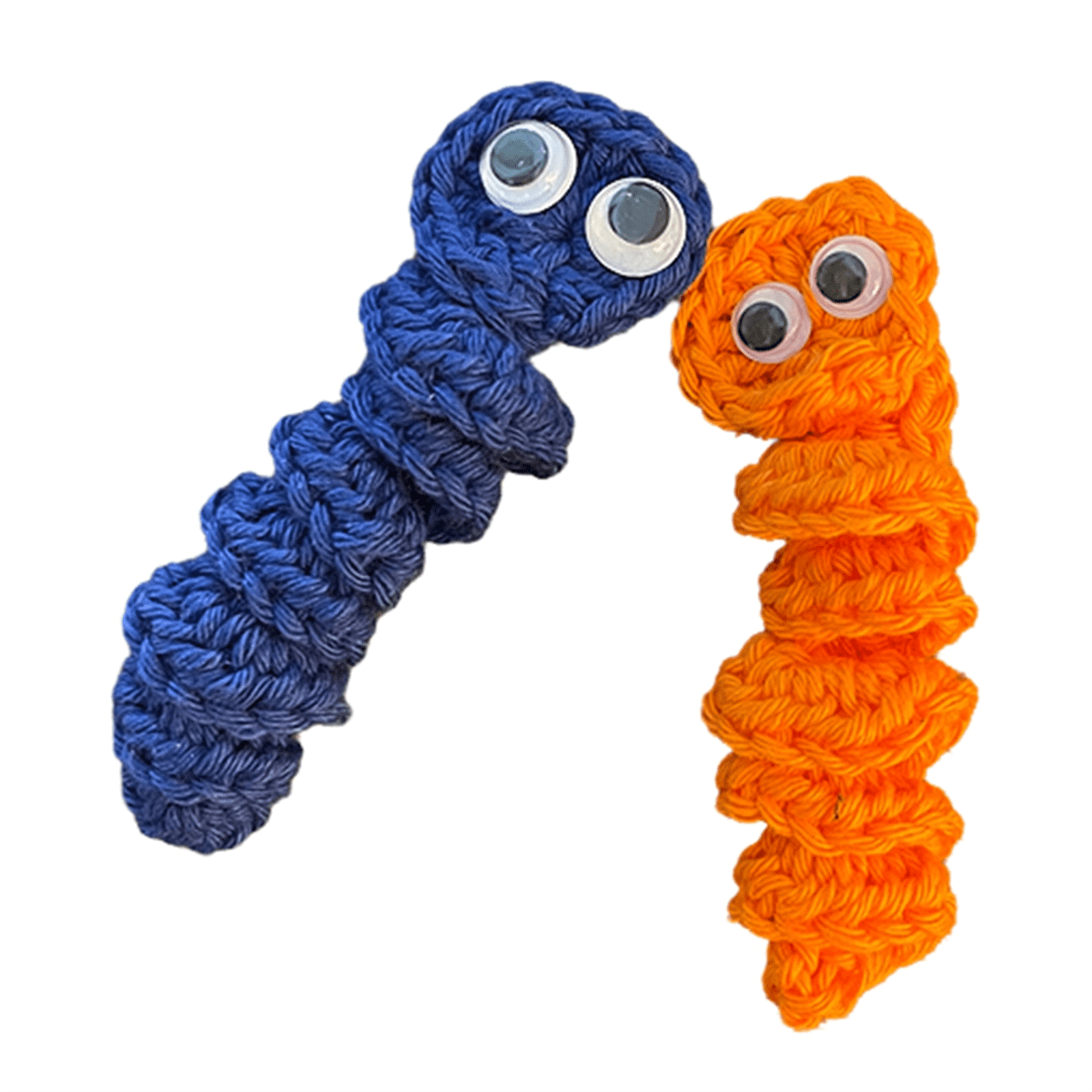 Handmade Emotional Support Worry Worm Gift, Crochet Worry Worm ...