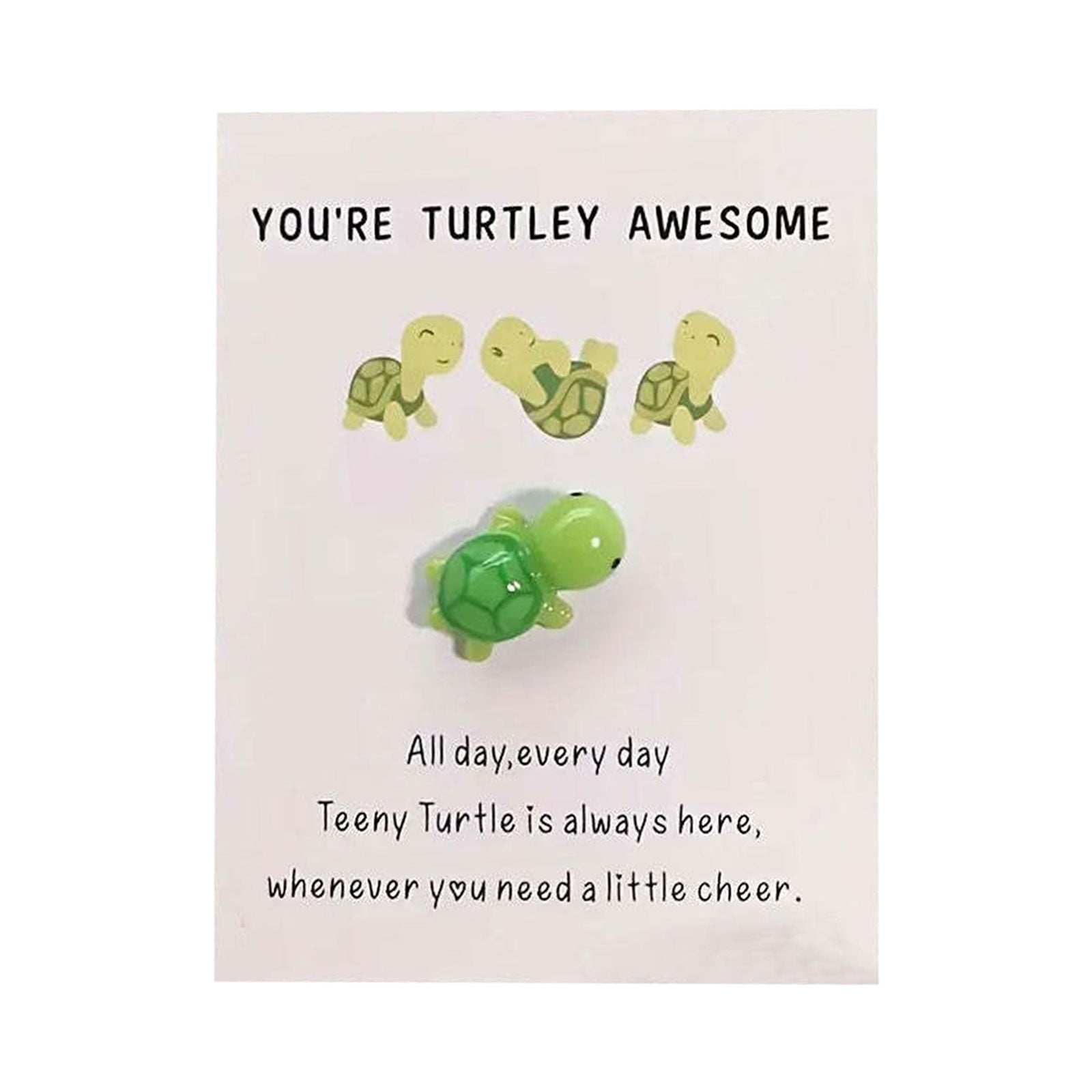 Handmade Emotional Support You're Turtley Turtle Inspirational Gifts ...