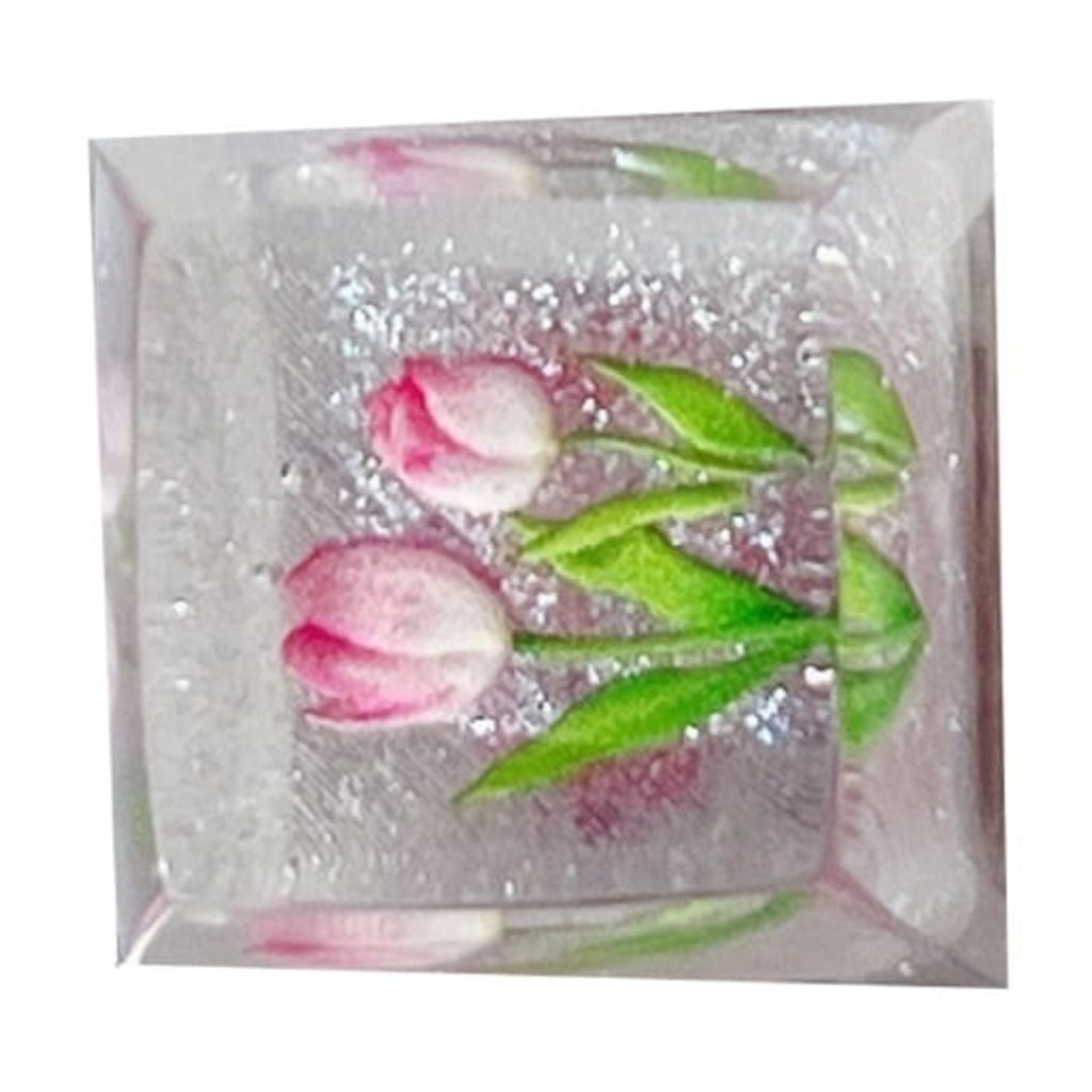 Handmade Epoxy Resin Keycap with Flower Design Keycap for Mechanical ...