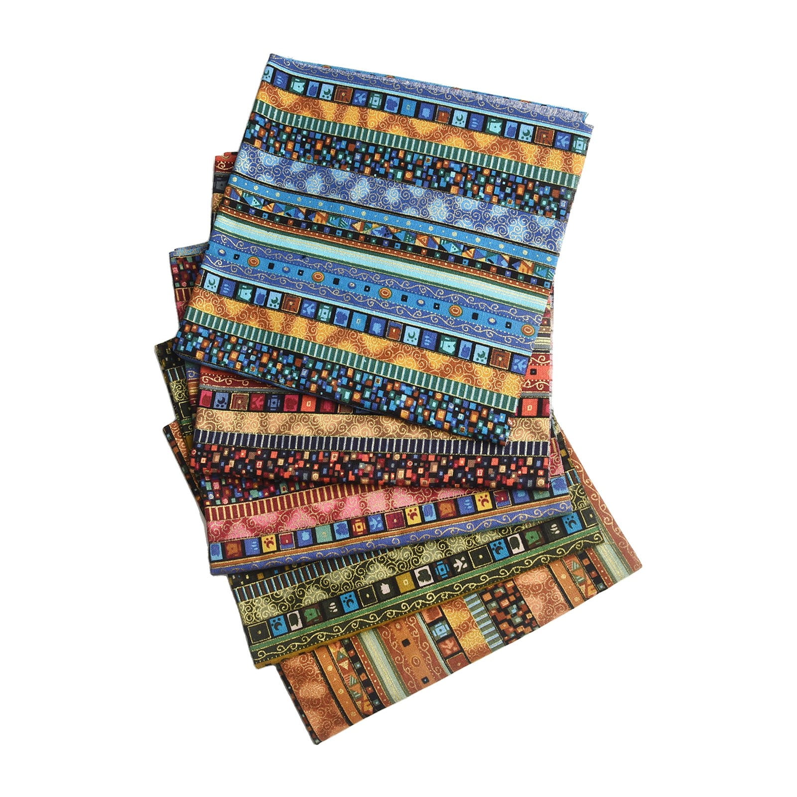 Handmade Ethnic Style Fabric Patchwork Ready For Sewing And Crafting ...