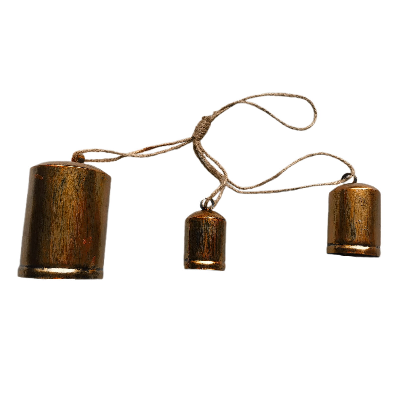 Handmade Exquisite Cow Bell with Lanyard Shabby Country Style Brass Cow ...