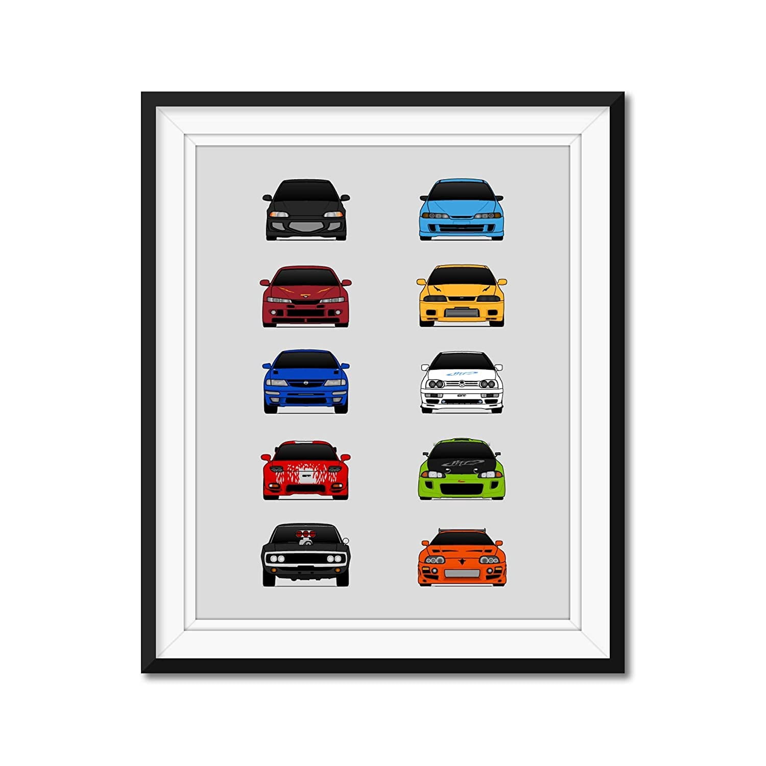 Handmade Fast and Furious Movie Art Print, 17x22" Satin Unframed Poster ...