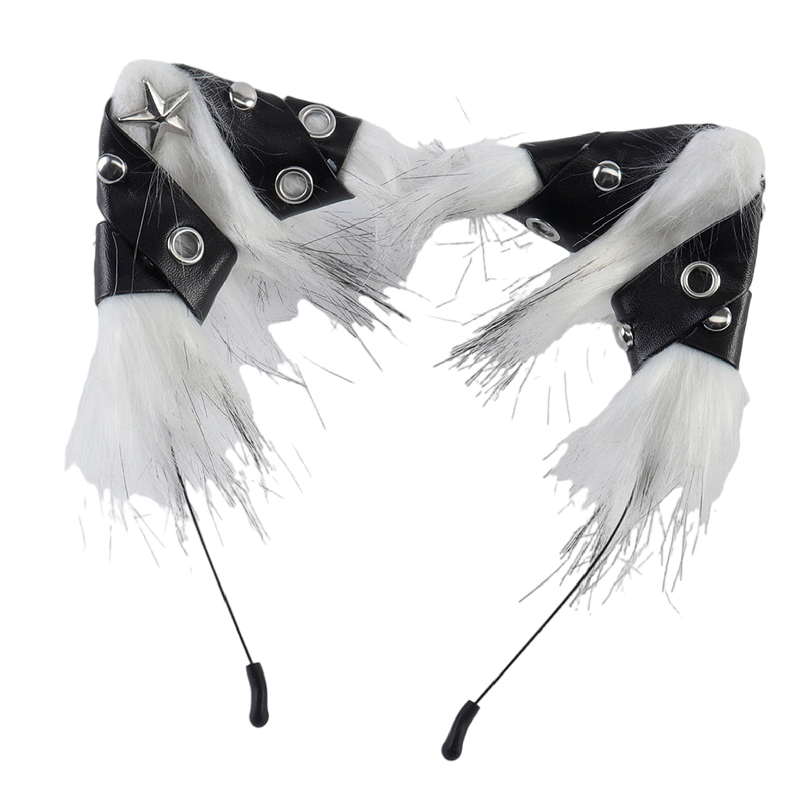Handmade Faux Furs Cats Wolf Foxes Dog Ears Headband Halloween Cosplay ...