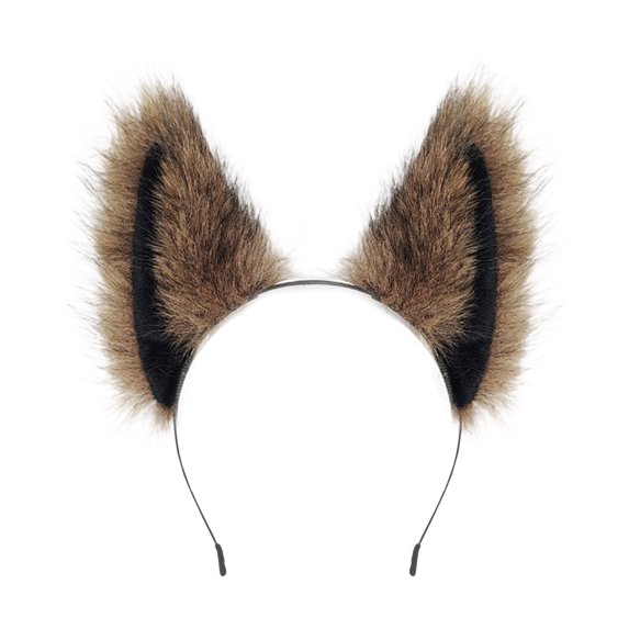 Handmade Faux Furs Cats Wolf Foxes Dog Ears Headband Halloween Cosplay ...