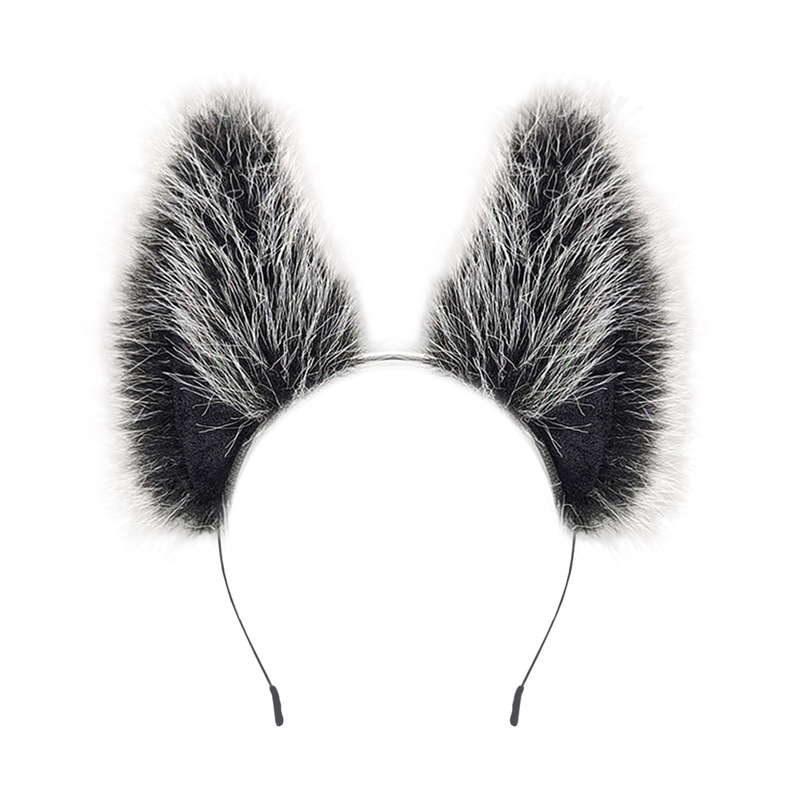 Handmade Faux Furs Cats Wolf Foxes Dog Ears Headband Halloween Cosplay ...