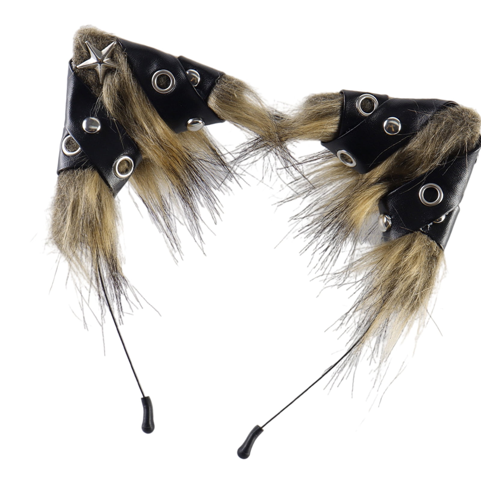 Handmade Faux Furs Cats Wolf Foxes Dog Ears Headband Halloween Cosplay ...