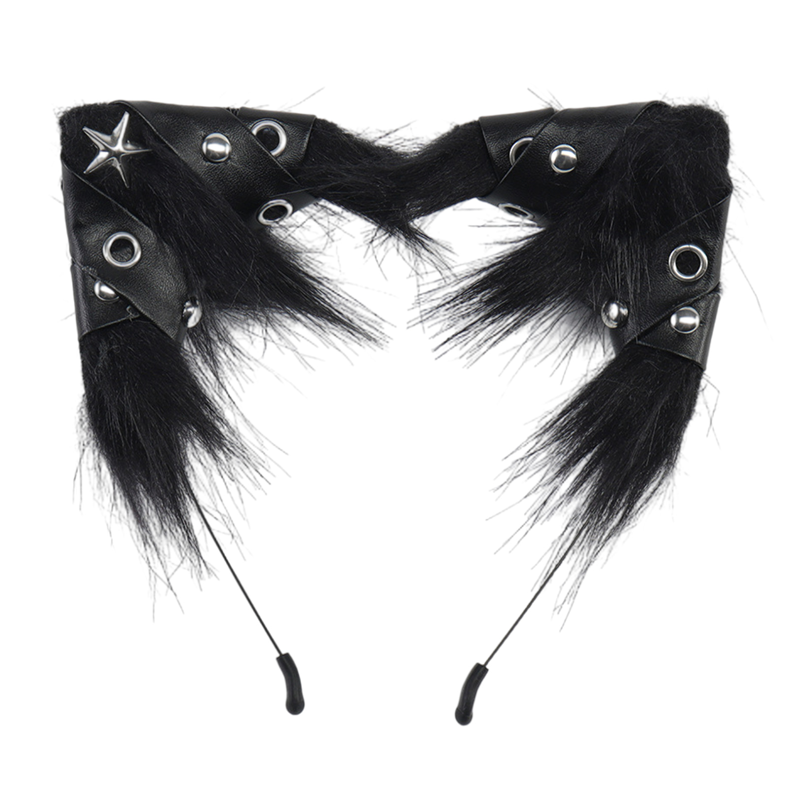 Handmade Faux Furs Cats Wolf Foxes Dog Ears Headband Halloween Cosplay ...